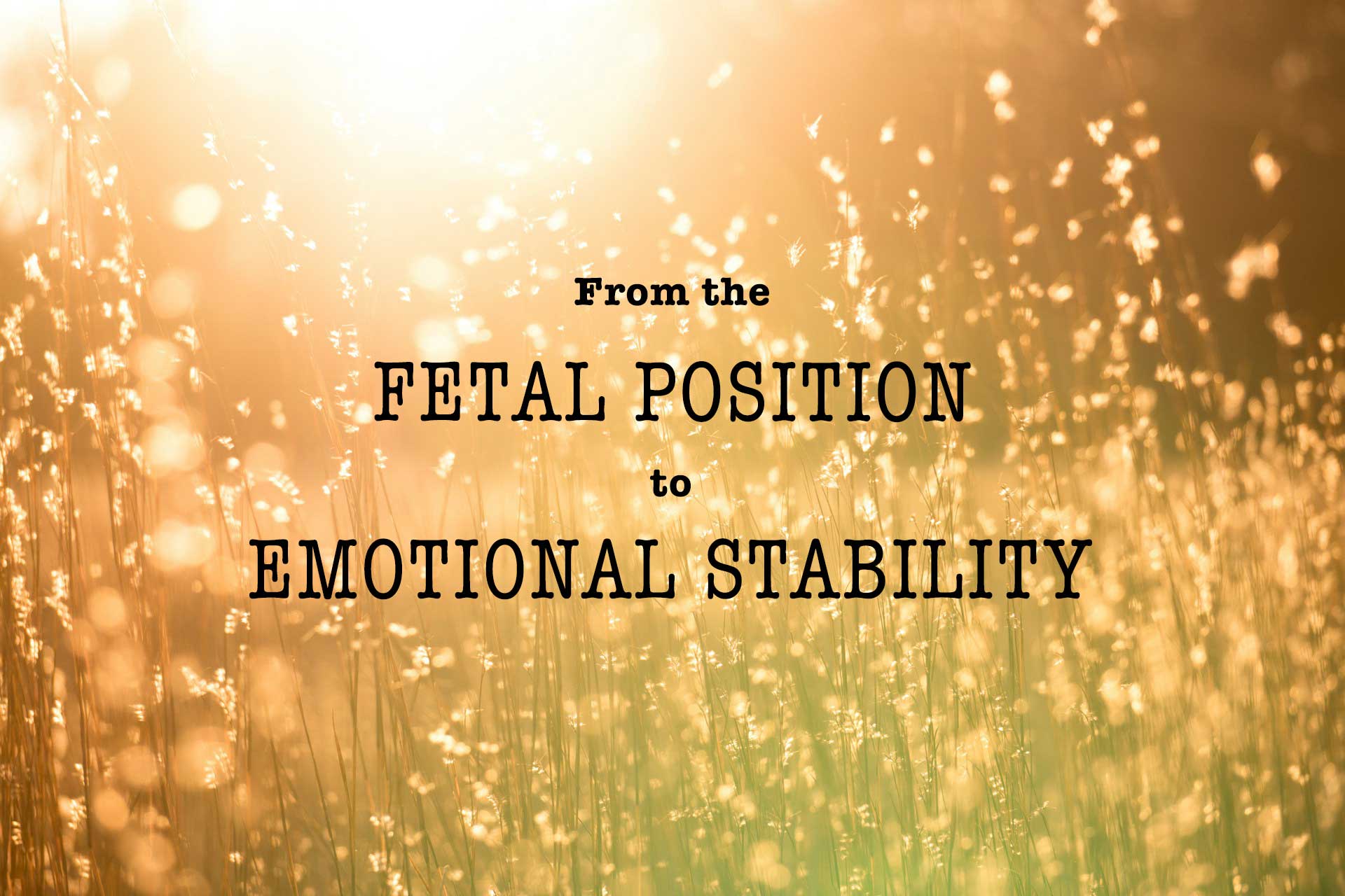 Secrets to Emotional Stability (from the Bible) - Vella Karman
